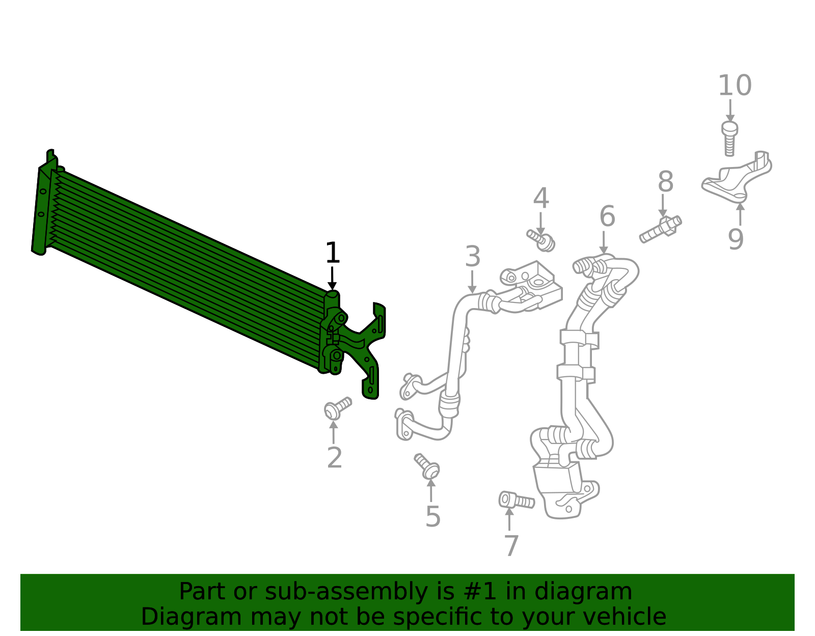 3QF-317-019-D - Oil Cooler - 2018-2025 Volkswagen | VW OEM Parts Outlet