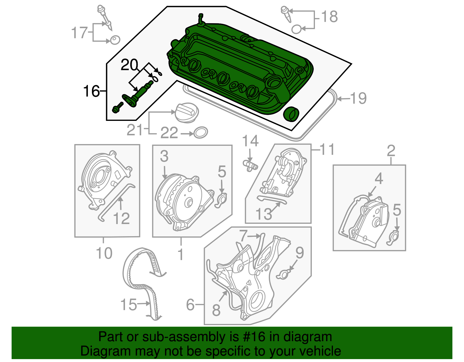 12310-RJA-000 - High-Quality Valve Cover for 2005-2008 Acura RL ...