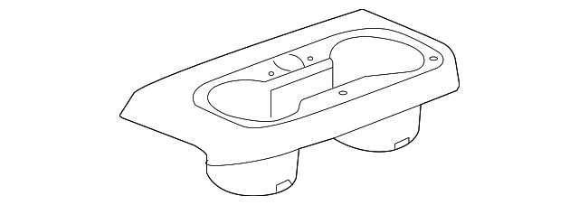 2021-2024 GM Rear Cup-Holder 84887776 GM | GMPartsDirect.com