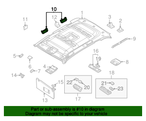 Genuine BMW 51-16-8-248-978 | Grip Handle | FREE Shipping on Most ...