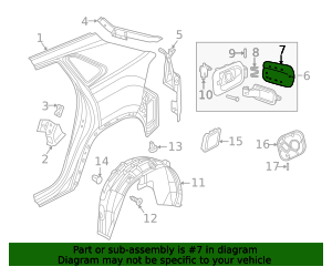 2018-2022 Volkswagen Door 3CN-809-909-GRU | VW Direct Parts