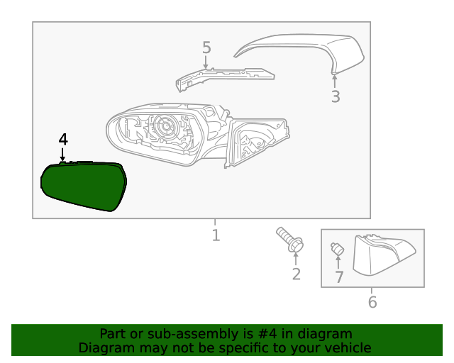 2019-2021 Hyundai Veloster Mirror Glass 87621-J3100 | OEM Parts Online