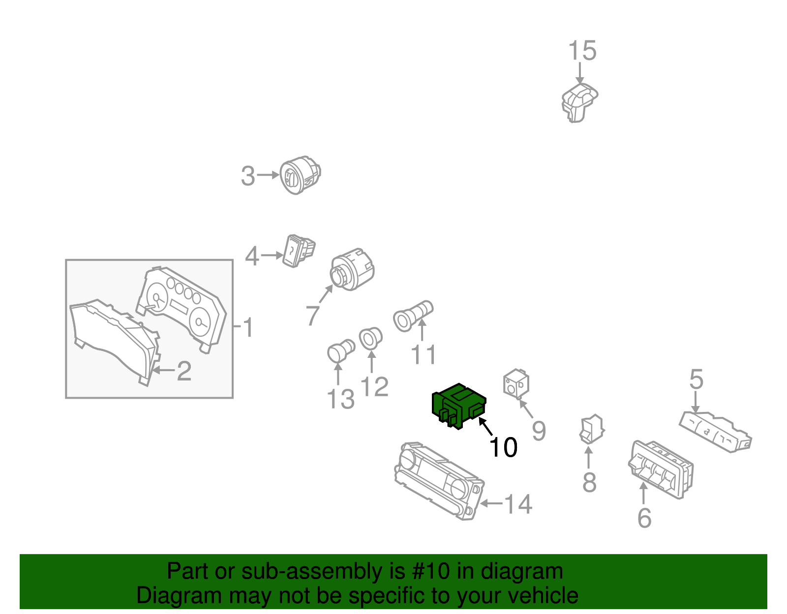 2011-2016 Ford 11 thru 16 Super Duty F250 F350 OEM Ford In-Dash Trailer ...