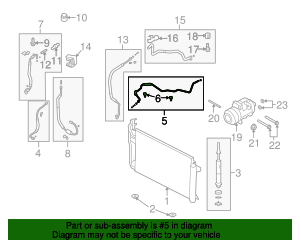 Genuine OEM Ford Part - Motorcraft™ Evaporator Tube YF-37248 | Genuine ...