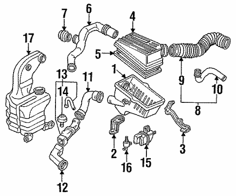 Air Intake for 1991 Honda Accord | Conicelli Honda