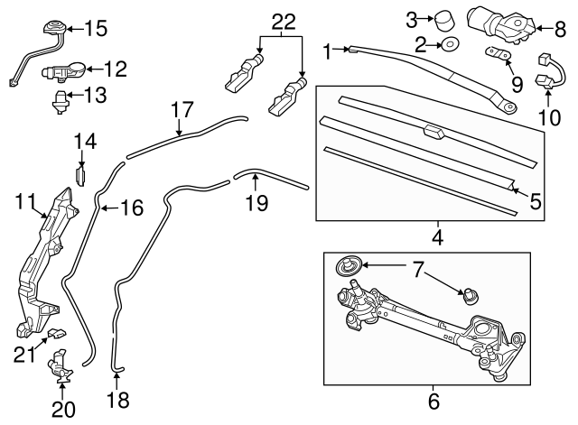 76846-T0A-013 - Windshield Washer Pump 2012 Honda CR-V | AutoNation Parts