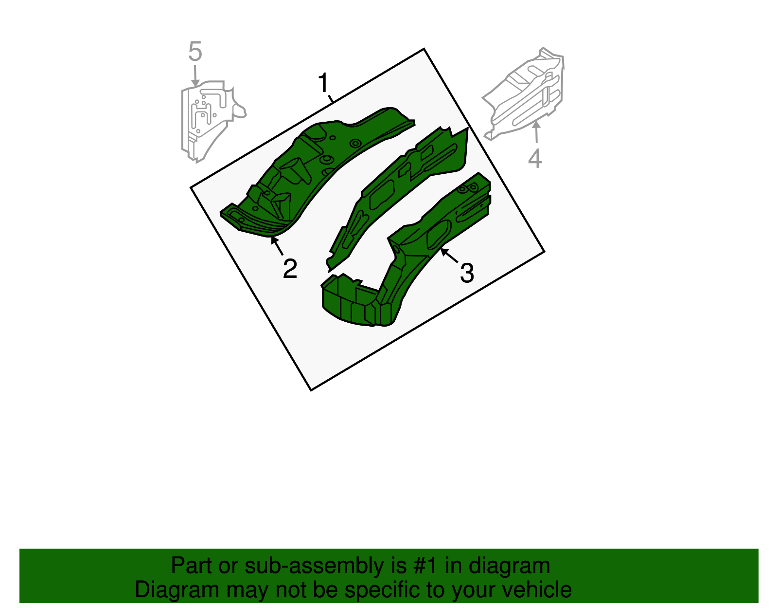 2005-2021 Nissan | Apron Assembly | 64101-9BT5D | Tom Wood Nissan Parts