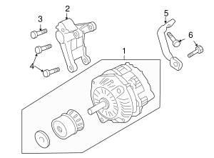 2008-2009 Pontiac G8 Alternator 92193199 | TascaParts.com