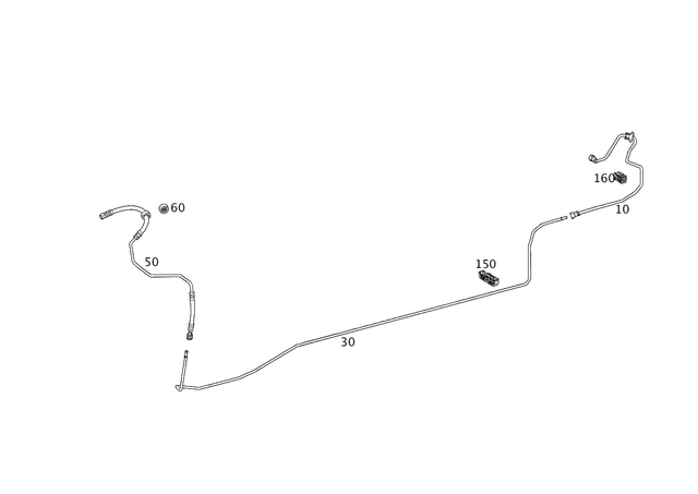 197-470-02-64 - Fuel Line 2013-2015 Mercedes-Benz SLS AMG | Mercedes ...