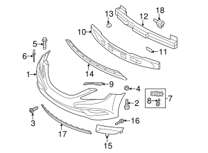 1995-2024 Hyundai Energy Absorber Clip 86593-24000 | OEM Parts Online