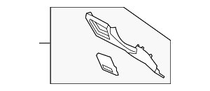 2011-2013 Hyundai Knee Bolster 84750-3Y000-RY | QuirkParts