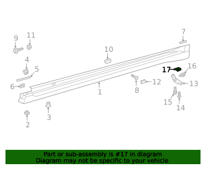 90183-06019 - 2004-2024 Lexus - Deflector U-Nut | My L Parts