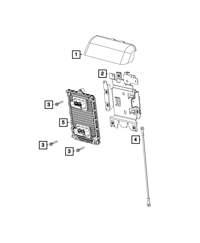 2018-2019 Mopar Engine Controller Module 68330924AA | Mopar eStore