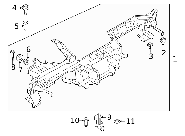 2020-2023 Toyota GR Supra Reinforced Beam Rivet 90118-WA100 | Toyota ...