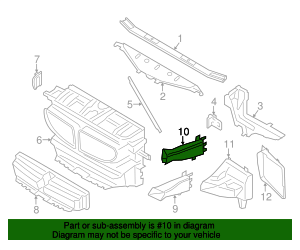 Genuine Duct for 2012-2019 BMW | OEM Part# 51-74-8-050-400 | BMW Direct ...