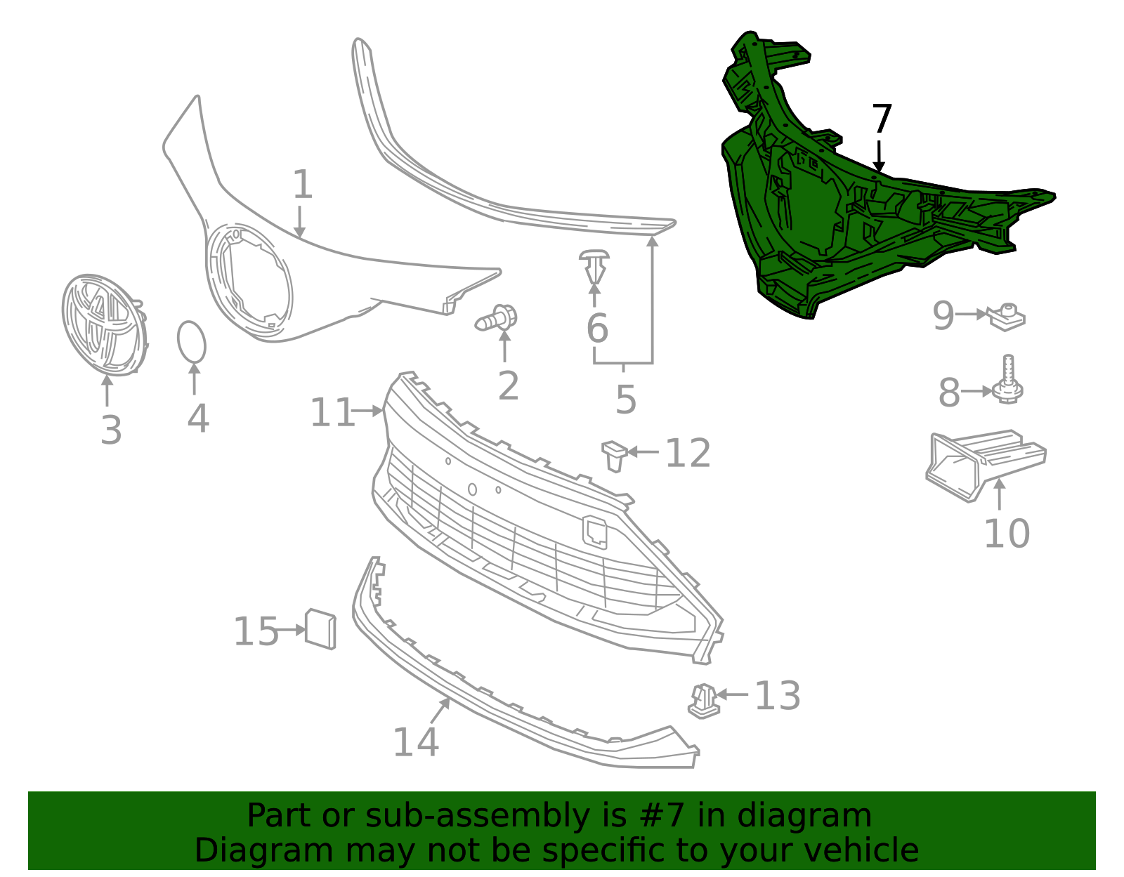 2022 Toyota C-HR Mount Frame 53112-F4080 | Toyota Parts Center