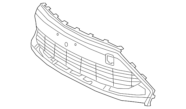 2020-2022 Toyota C-HR Lower Grille 52129-F4110 | Toyota Parts Center