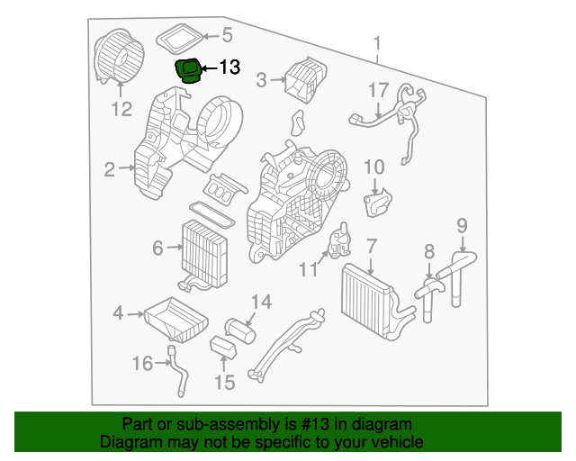 2007-2017 Hyundai HVAC Blower Motor Control Module 97235-4D000 ...