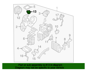 2007-2017 Hyundai HVAC Blower Motor Control Module 97235-4D000 ...