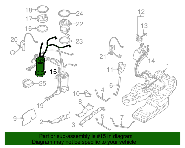 2011-2015 Audi Q7 Fuel Pump 4L0-919-087-A | Audi USA Parts