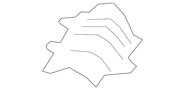 OEM 2019-2021 Honda Insight Plate C, Floor Heat Baffle 74651-TXM-A00 ...