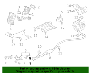 18303-TR0-A01 - 2012-2025 Honda - Gasket Ex Pipe | Genuine Honda Parts