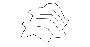 OEM 2019-2021 Honda Insight Plate C, Floor Heat Baffle 74651-TXM-A00 ...