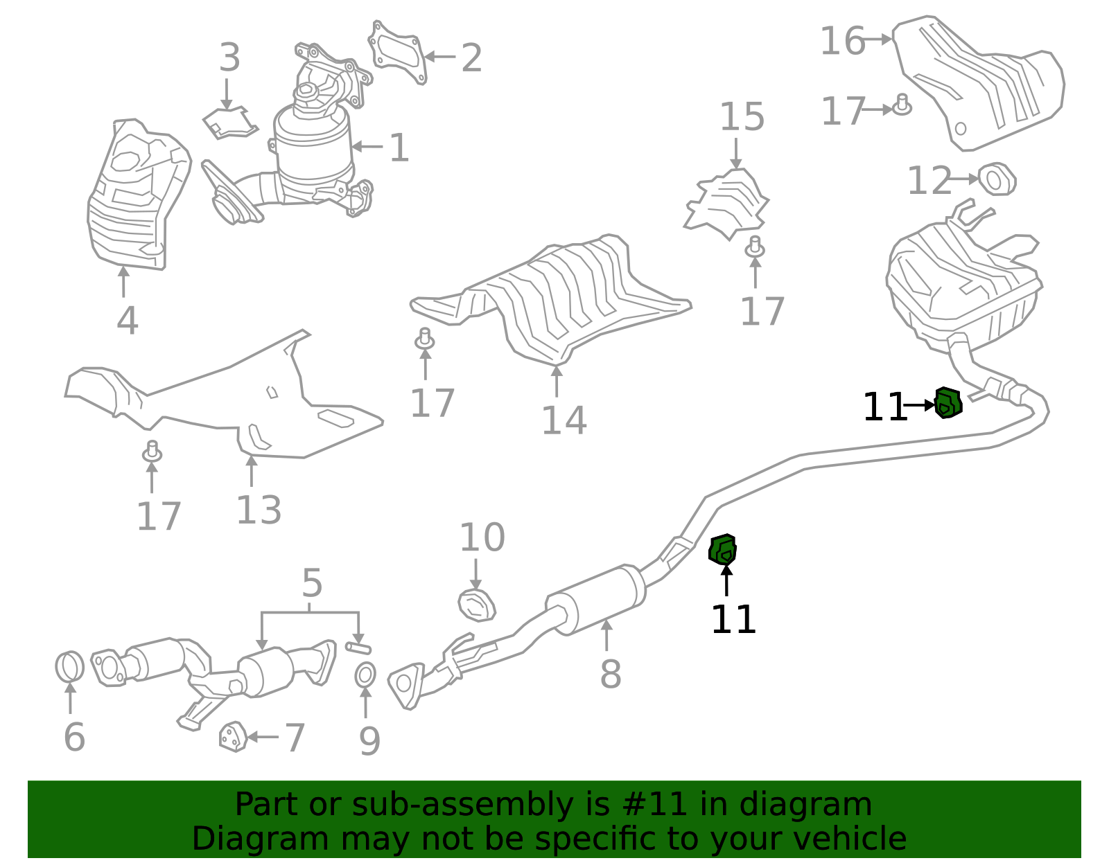18215-TA0-A01 - 2008-2025 Honda - Rubber Ex Mounting | Honda Car Parts ...