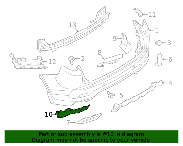 2018-2019 Land Rover Discovery Sport Exhaust Heat Shield LR106354 ...