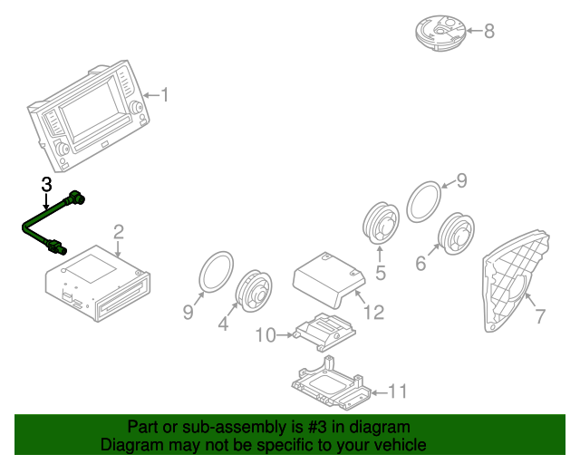 2015-2017 Volkswagen GTI Connector Wire 000-098-601-A | VW Direct Parts