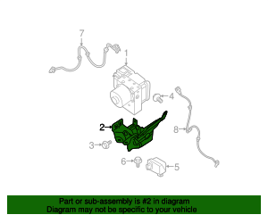 2008-2021 Nissan Mount Bracket 47840-ZS00B | Ziegler Nissan of Orland Park