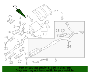 2019-2021 Subaru Ascent Heat Shield 59020XC000 | TascaParts.com