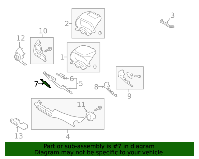 2020-2021 Hyundai Kona Electric Fuse Box Cover 84753-K4150-YPK | OEM ...