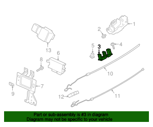 2018-2023 Ford Lift-Gate Lock Striker Plate JT4Z-54404A42-A | OEM Parts ...