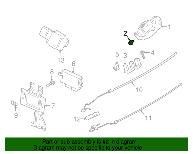 Ford W709723-S450B - Latch Assembly Bolt - 2018-2021 Ford | OEM Ford ...
