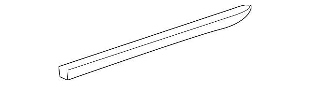 2016-2021 Mercedes-Benz Side Molding 205-690-67-02 | MB OEM Parts