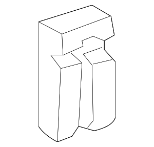 001-991-76-71 - Rocker Panel Molding Clip 2015-2021 Mercedes-Benz ...