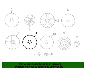 42611-0R160 - Wheel Disc 18 Inch 2013-2015 Toyota RAV4 | Longo Toyota Parts