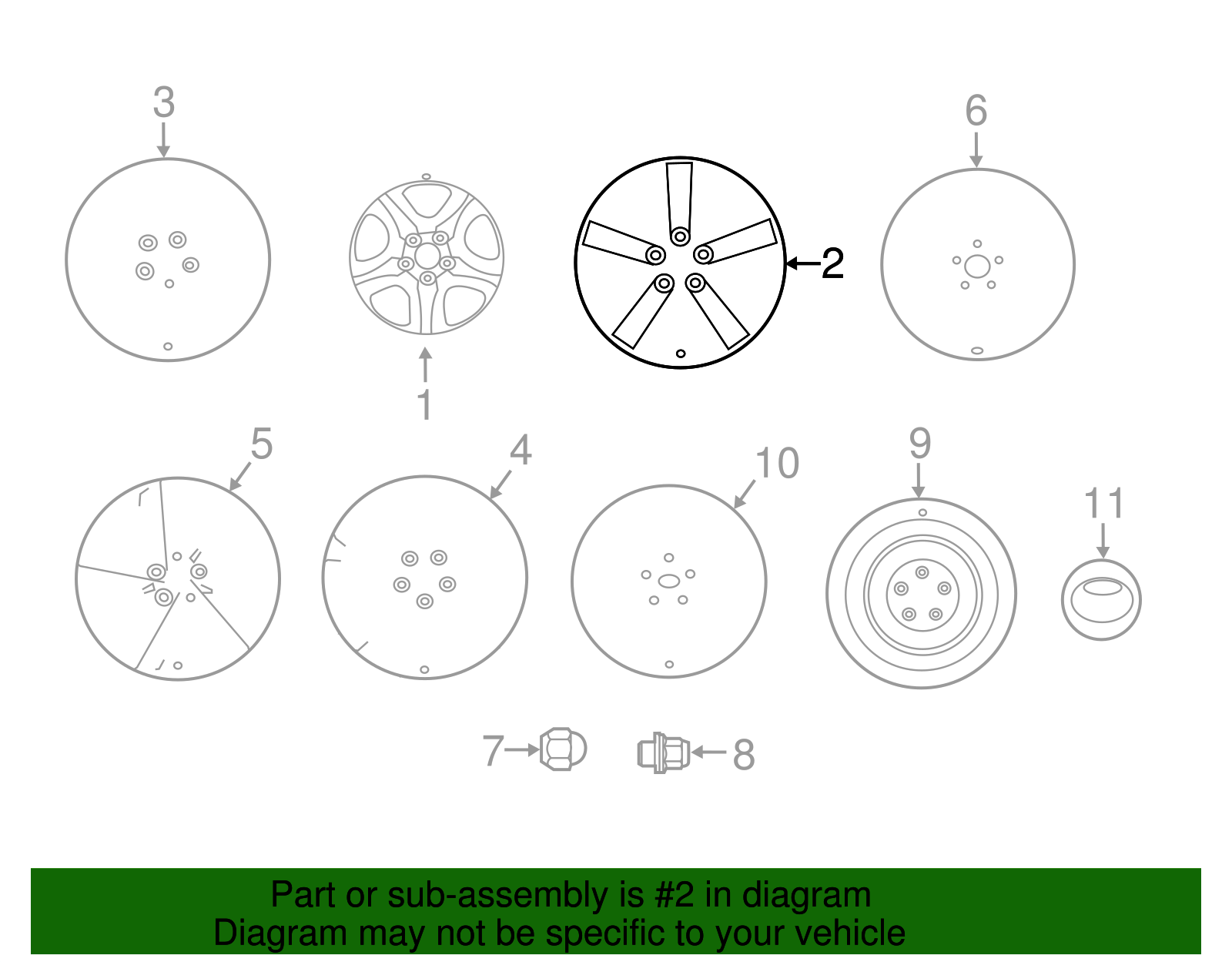 42611-0R150 - Wheel 2013-2015 Toyota RAV4 | AutoNation Parts