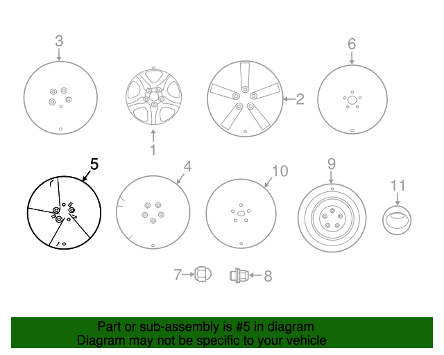 42611-0R200 - Wheel Alloy 18 Inch - 2016-2018 Toyota RAV4 | OEM Genuine ...