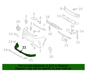 52411-0R130 - Bumper Guard 2019-2024 Toyota RAV4 | Longo Toyota Parts