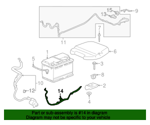 84034524 Cable - New OEM Part From GM Parts Direct | GM Parts Store