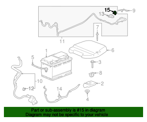 2005-2023 GM Battery Current Sensor 13505369 GM | GMPartsDirect.com