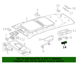 000-906-50-06-9051 - Courtesy Lamp 2019-2023 Mercedes-Benz | Mercedes ...