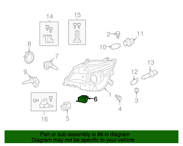 2010-2013 Lexus GX460 Reinforced Plate 52133-60130 | OEM Parts Online