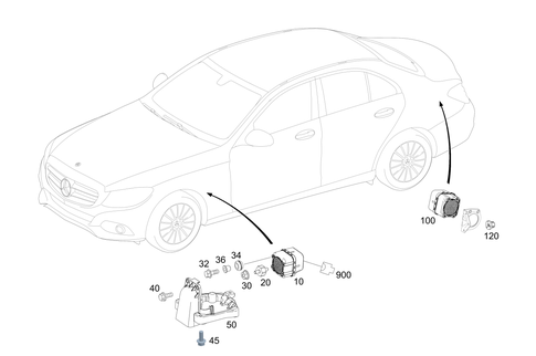 Sound Generator for 2016 Mercedes-Benz C 300 | Mercedes-Benz USA Parts