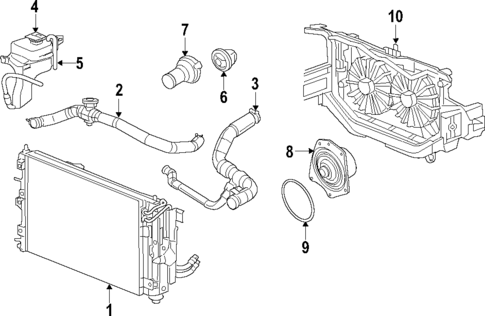 Radiator & Components for 2014 Chrysler 200 | TascaParts.com