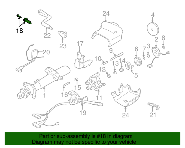 Cylinder Asm,Ign Lk (Uncoded) - GM (15799769) | GM Parts Center