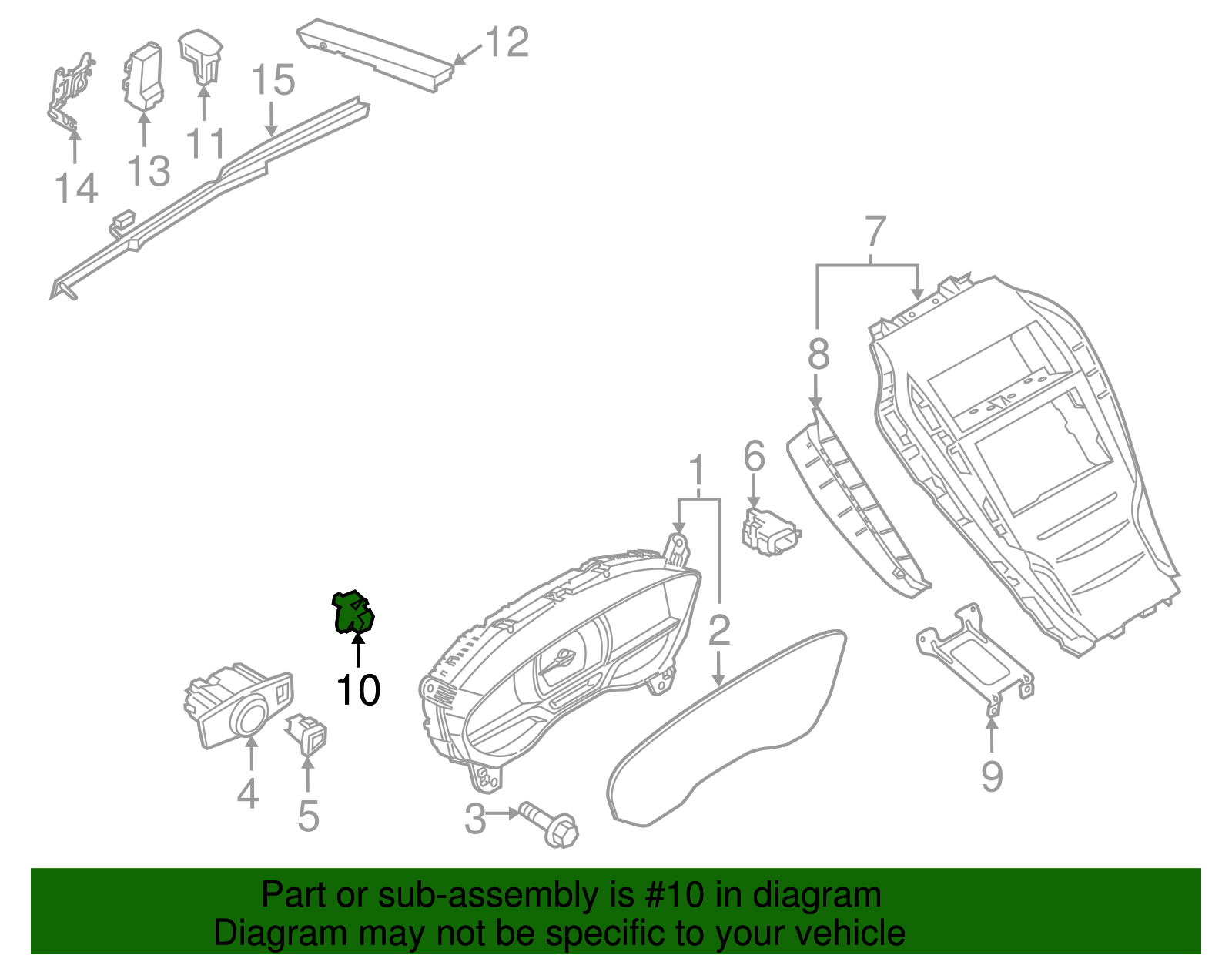2013-2020 Ford Prk Brake Switch HP5Z-2B623-AA | OEM Parts Online