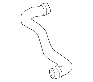 209-501-02-82 - Upper Hose 2003-2005 Mercedes-Benz CLK 320 | Mercedes ...